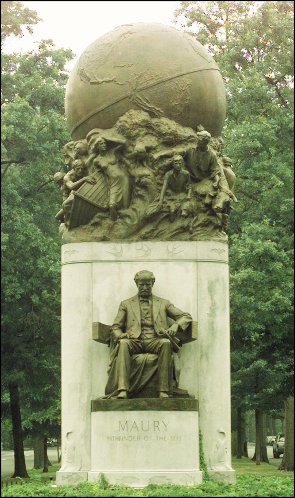 PHOTOS: Maury Monument, then and now
