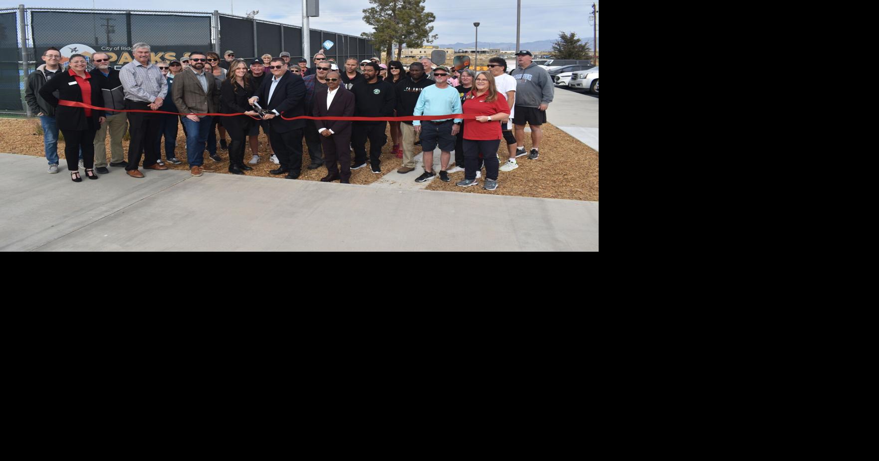City cuts ribbon to open new pickleball courts | News | ridgecrestca.com