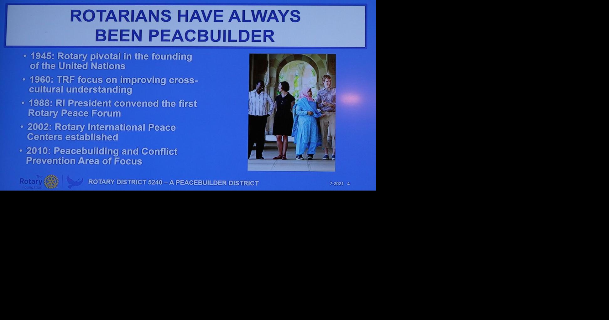 Rotary Club: What the world needs is more peace | News | ridgecrestca.com