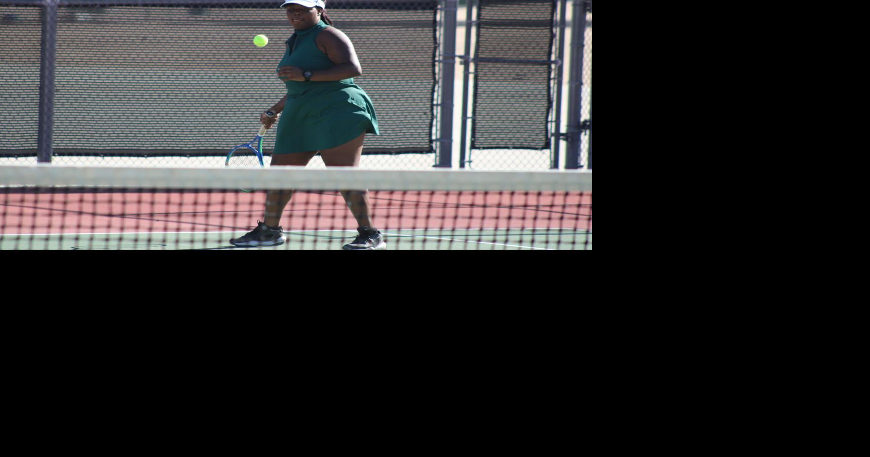 Burroughs tennis host Bishop | Photo Galleries | ridgecrestca.com