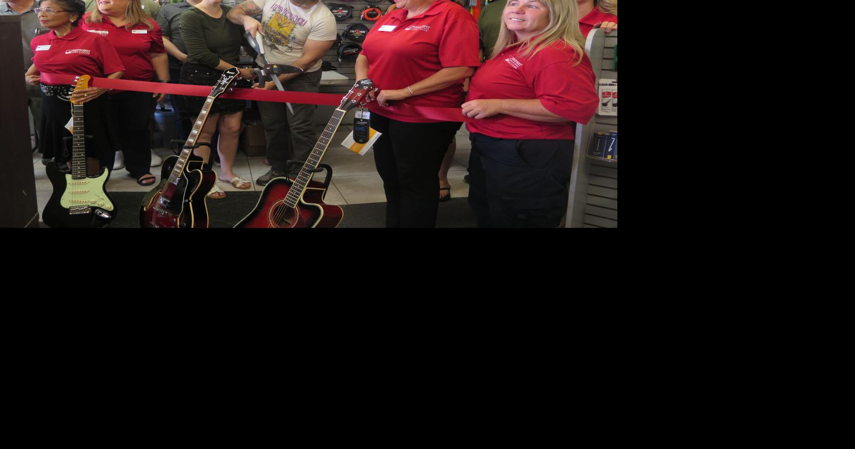 Ribbon cutting held for Moe's Music Ridgecrest | News | ridgecrestca.com
