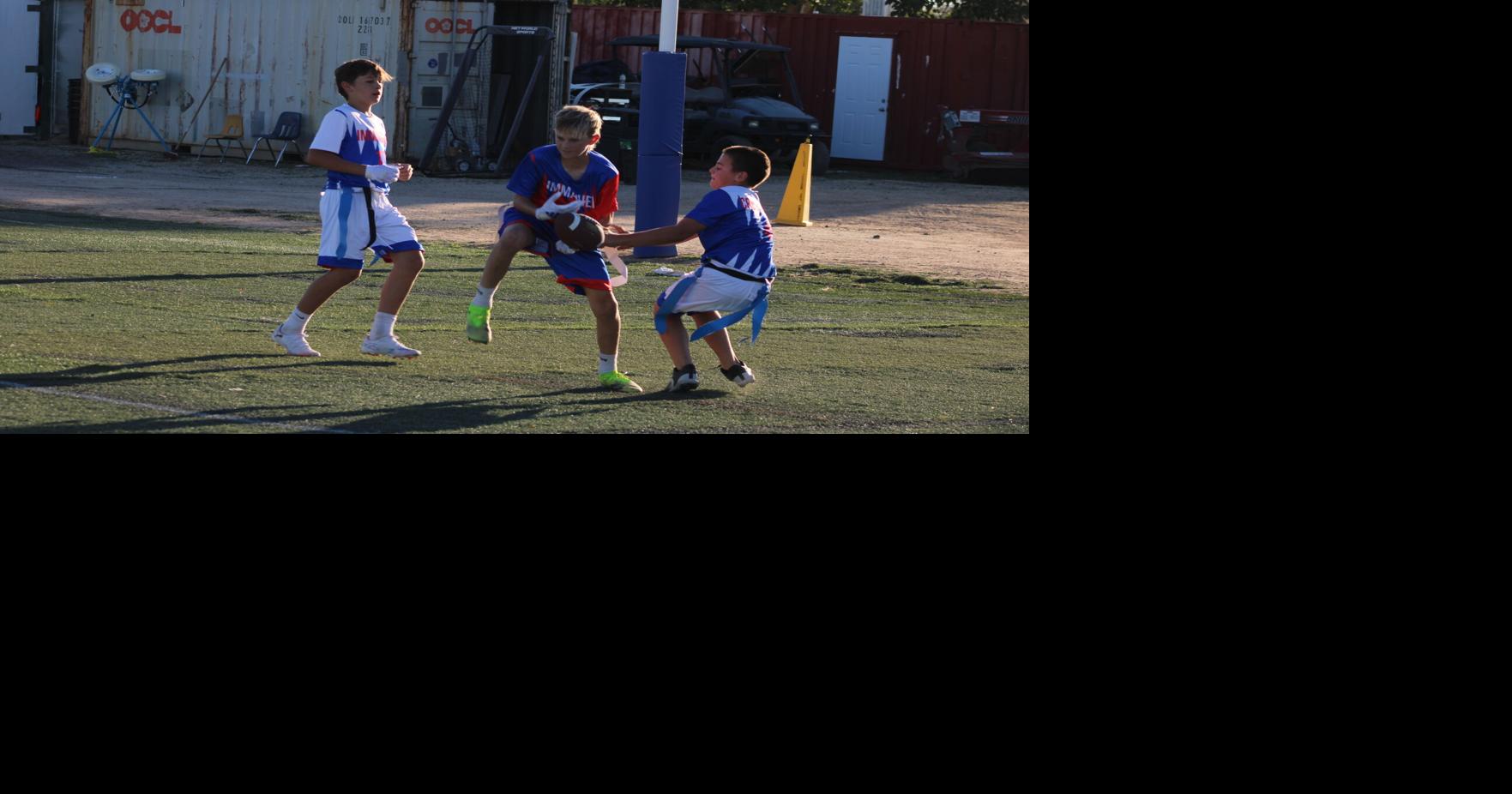 Immanuel holds first flag football scrimmage | Sports | ridgecrestca.com