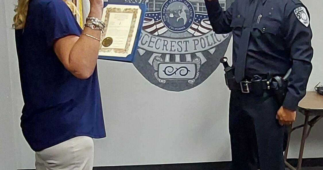 Newest officer sworn in for Ridgecrest Police Department | News ...