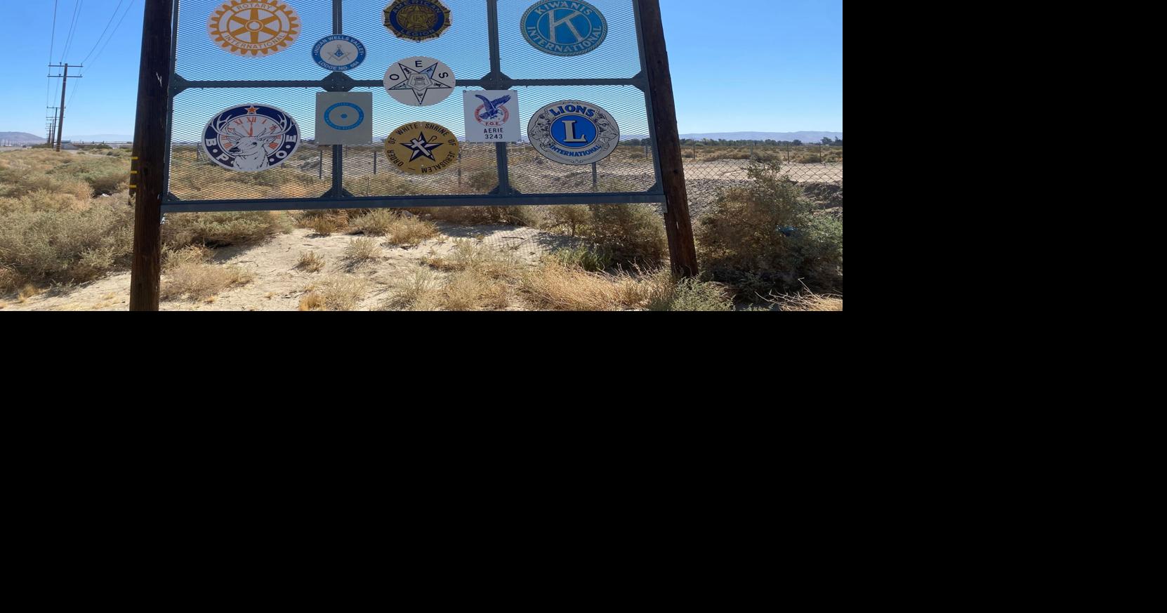 Welcome to Ridgecrest sign refurbished | News | ridgecrestca.com