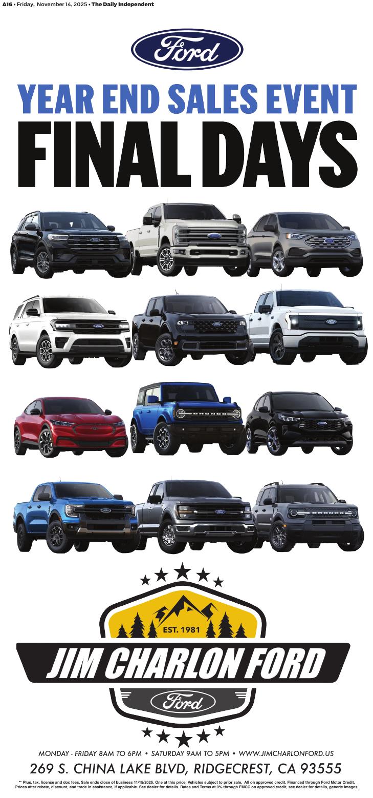 Page 20251114-004 | e-Edition | ridgecrestca.com