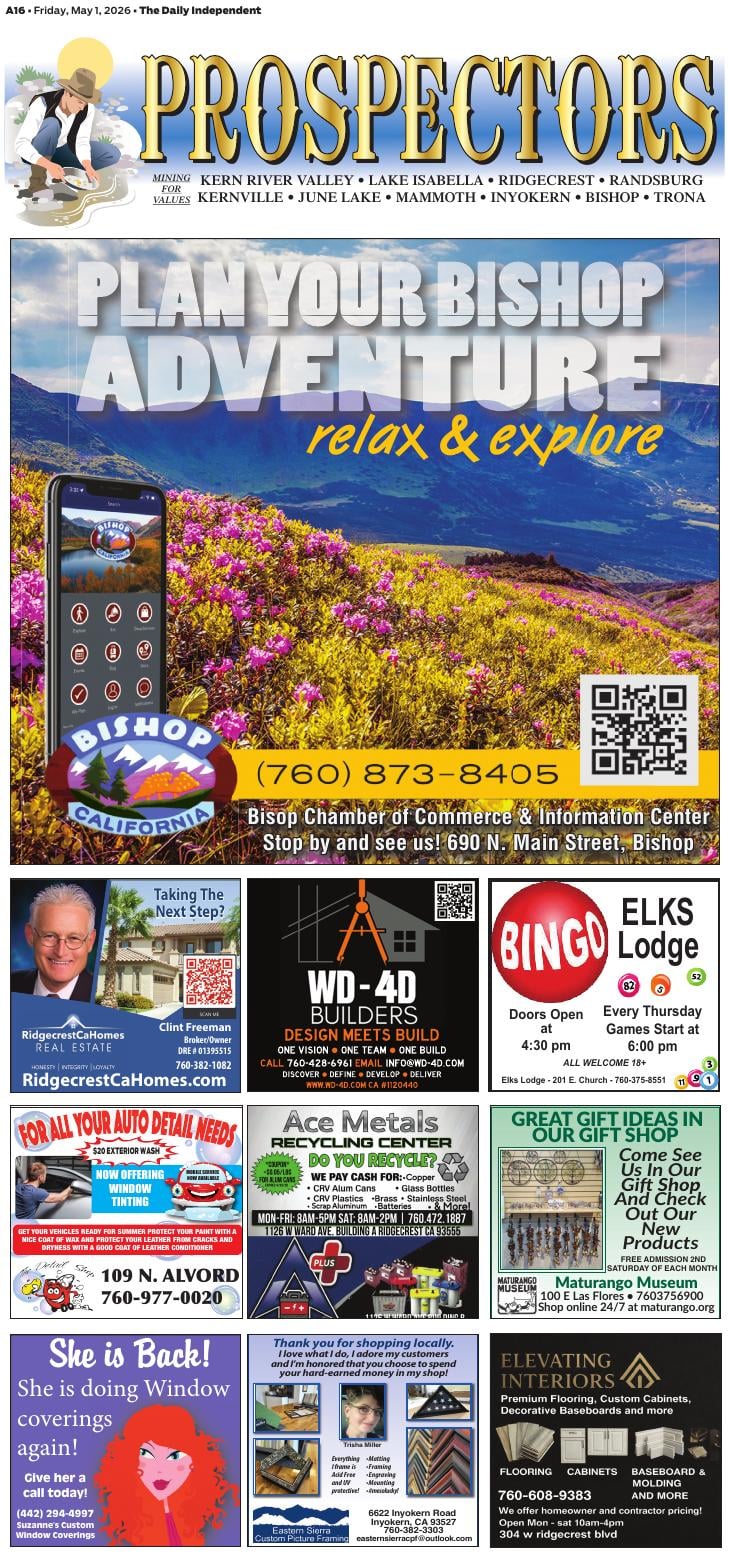 Page 20260501-004 | e-Edition | ridgecrestca.com