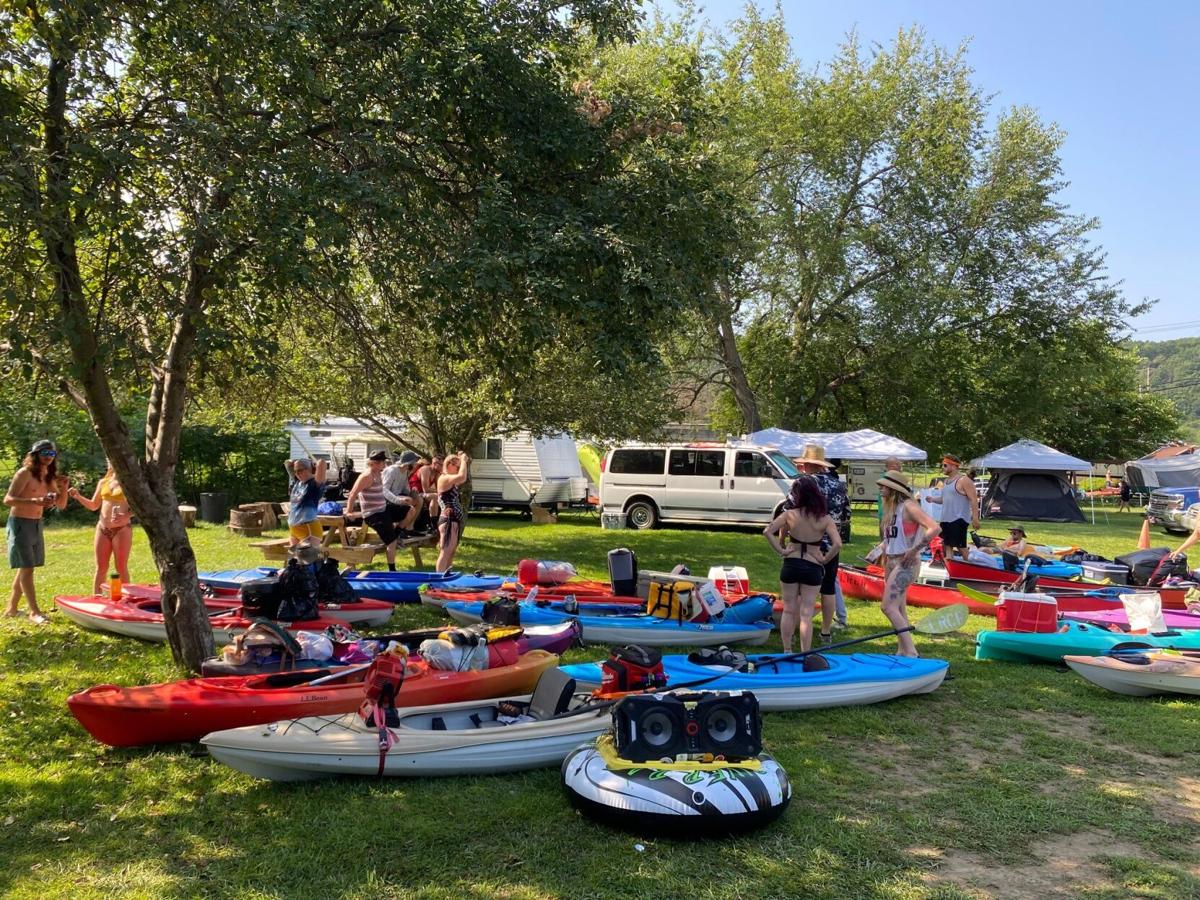 Lazy River Canoe Held The 2021 River Fest In Downtown Ridgway This