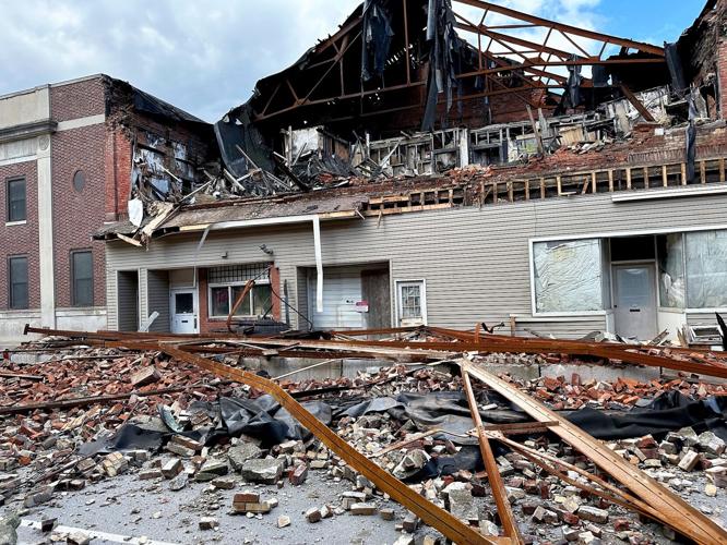 Johnsonburg's Opera House Theater collapses during Thursday's storm ...