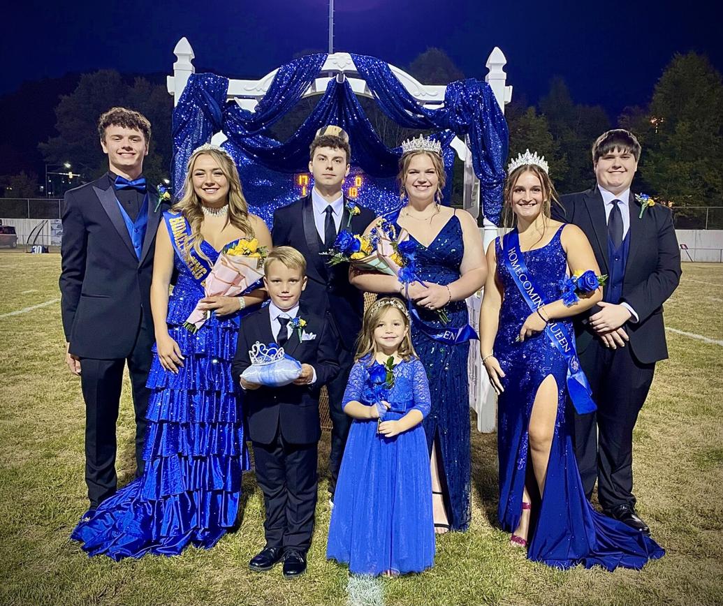 Johnsonburg Homecoming Queen Ella Halquist, escorted by Gunner Robinson ...