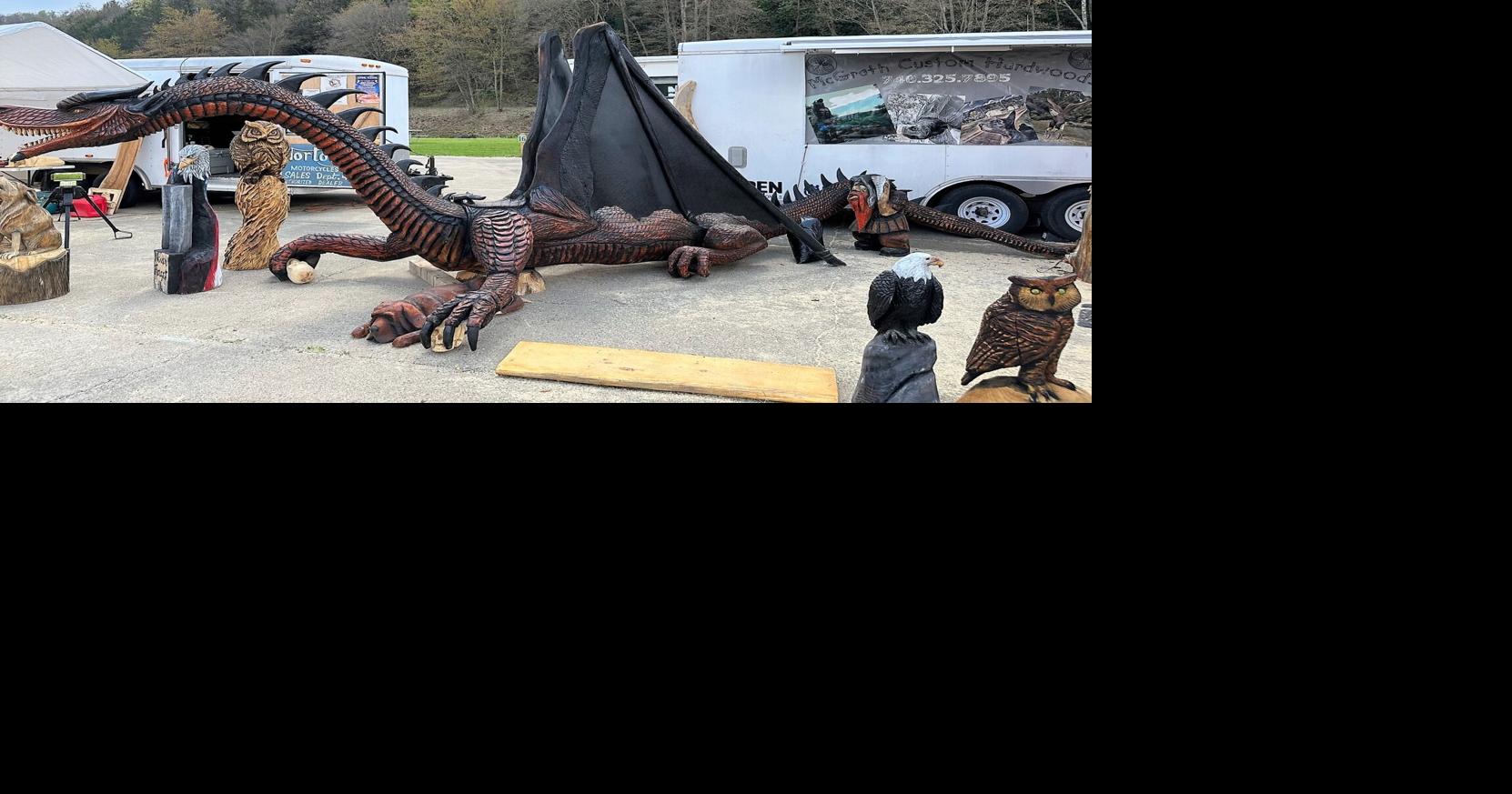 Carvings on full display at Chainsaw Carvers Rendezvous on Wednesday ...