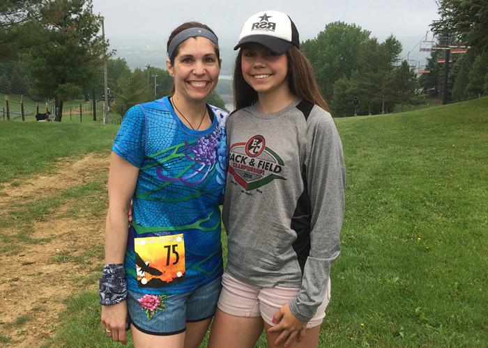 Following in her daddy's footsteps: Running is a family affair for ...