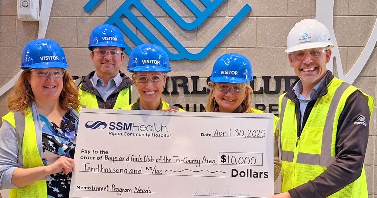 Ripon Community Hospital supports Boys & Girls Club | Local News ...