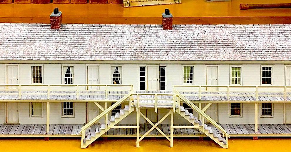 Scale model of 1845 Ceresco Long House donated to Ripon Historical ...