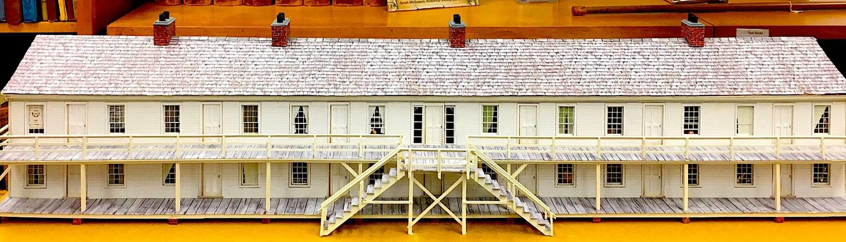 Scale model of 1845 Ceresco Long House donated to Ripon Historical ...