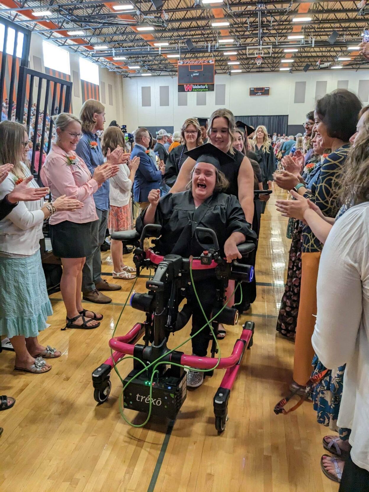 A dream come true: Weiske realizes lifelong dream to walk across stage ...