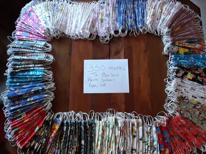 Grandma helps students mask up at Barlow Park | Local News | riponpress.com