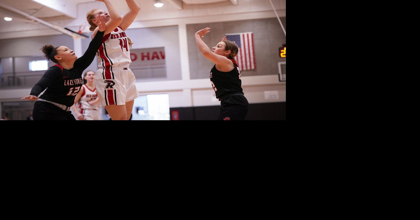 PHOTOS: Red Hawk women’s basketball team chops down Foresters, cruises ...
