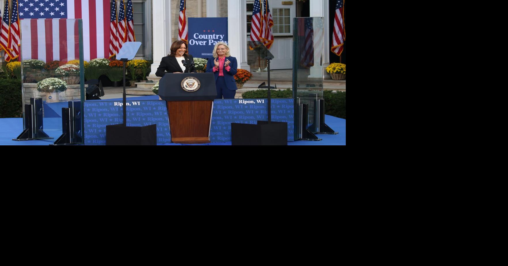 Check out photos from Vice President Kamala Harris' and Liz Cheney's ...