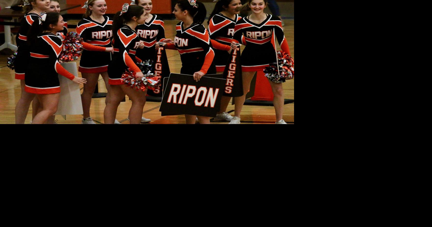 RIpon High School Cheer Halftime Performance — Jan. 30, 2023 | Multimedia | riponpress.com