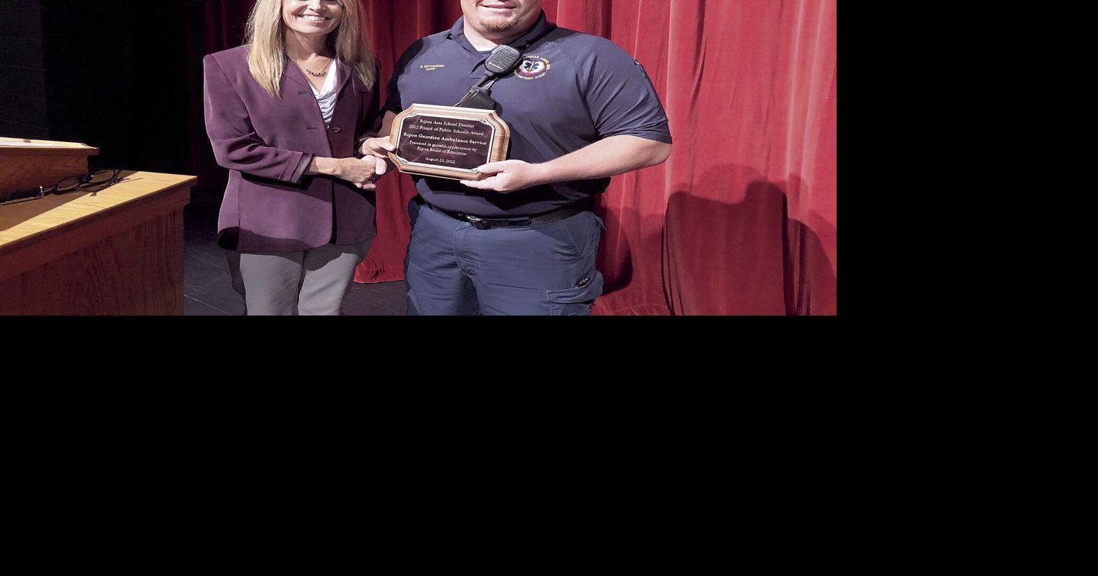 Ripon Guardian Ambulance receives 2022 Friend of Public Schools award ...
