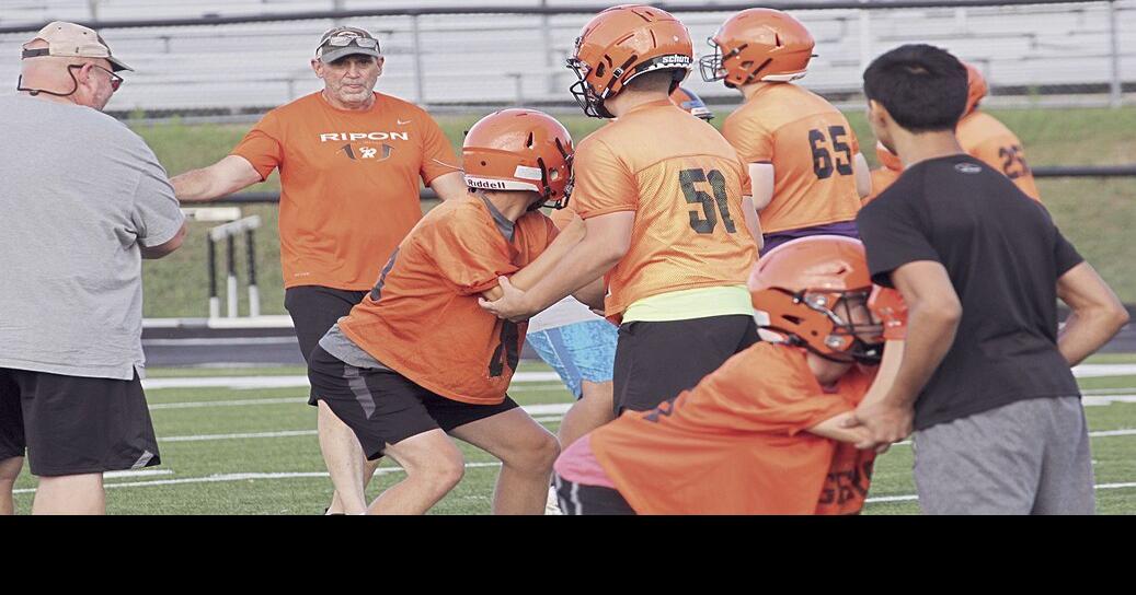 Ripon High School football team begins practice for upcoming year ...