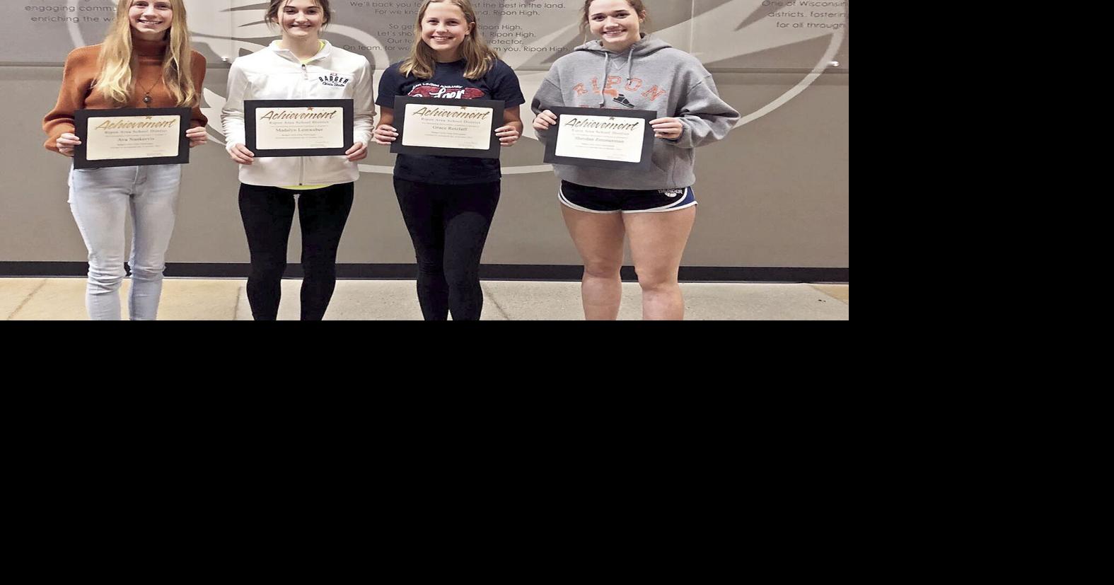 Ripon recognizes Badger Boys, Badger Girls representatives | Local News ...