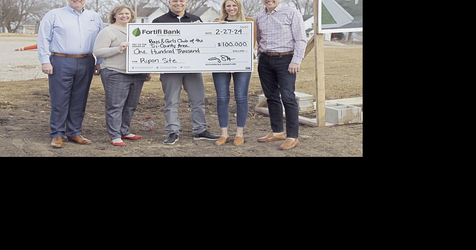 Fortifi Bank commits $100K to Boys & Girls Club of the Tri-County Area ...