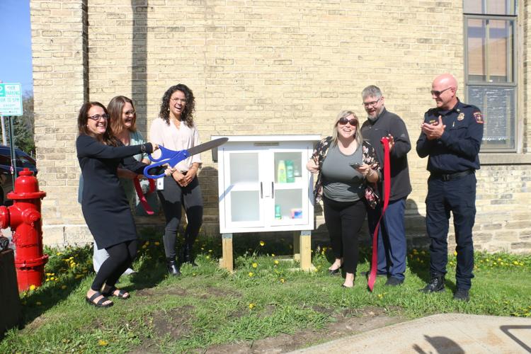 Team Hopes snips ribbon on community pantry box | Multimedia ...