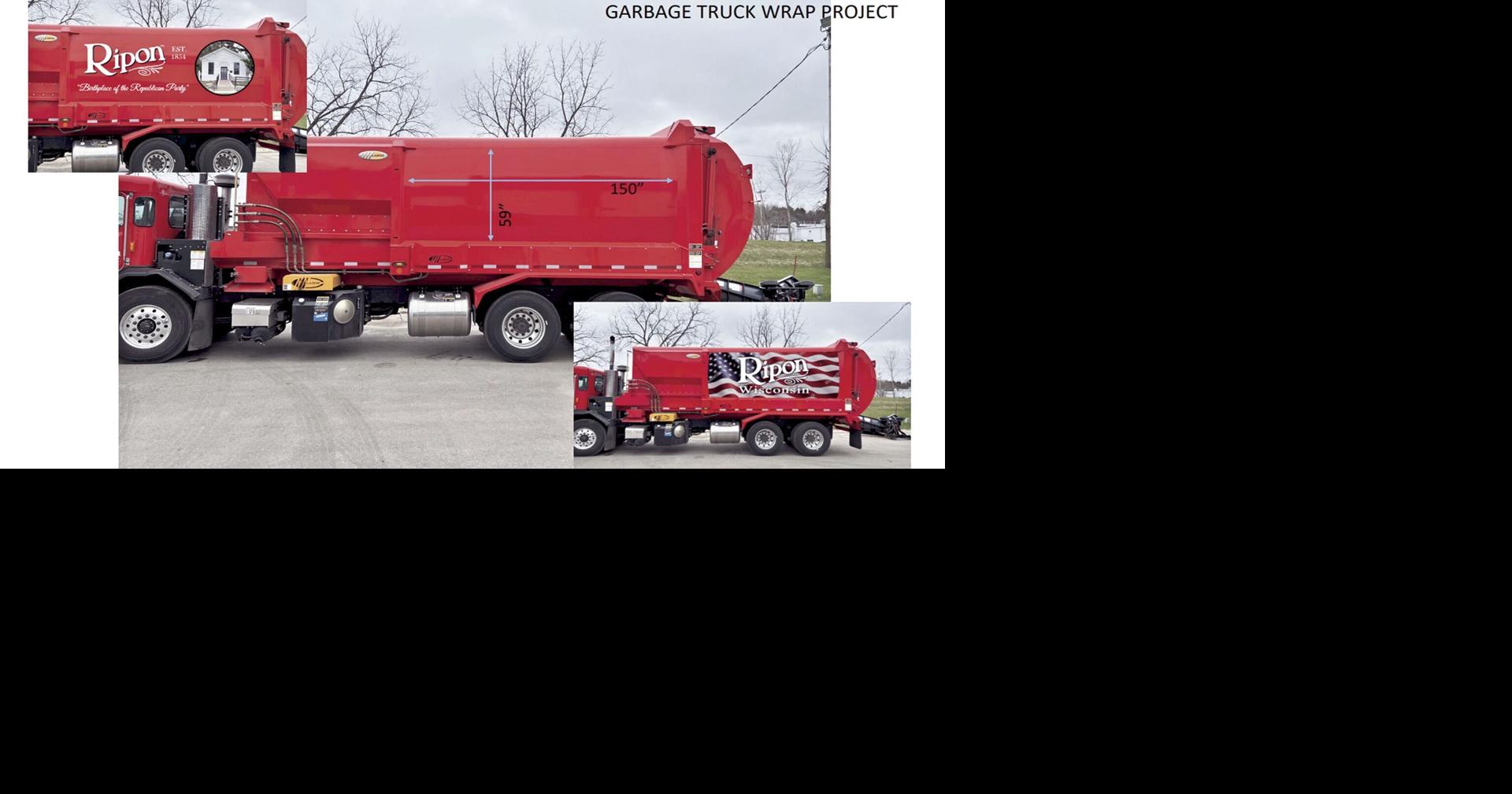 'A really fun idea': Ripon community will vote on garbage truck decals | Local News | riponpress.com