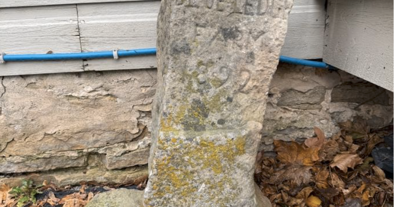 Engraved Willard stone recently found in a rubble pile | Local News ...