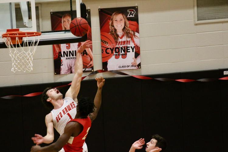 Ripon College men's basketball team's Ryan Steffes and David De Valk ...