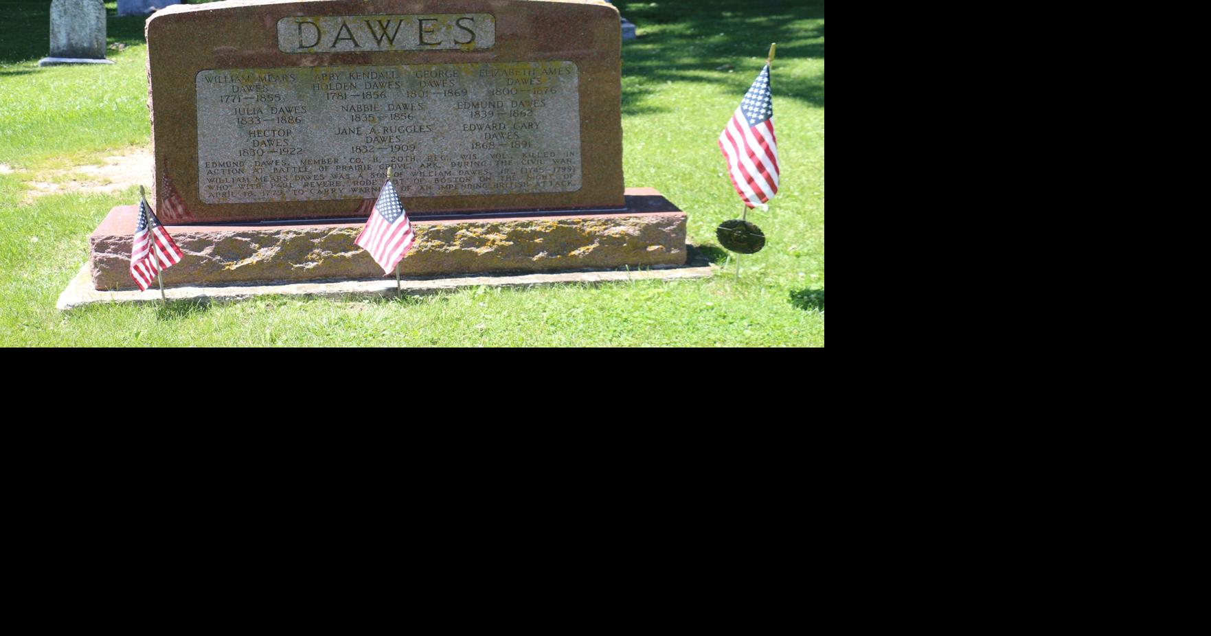 Throwback Thursday: Ripon’s Dawes family tied to Revere’s famous ...