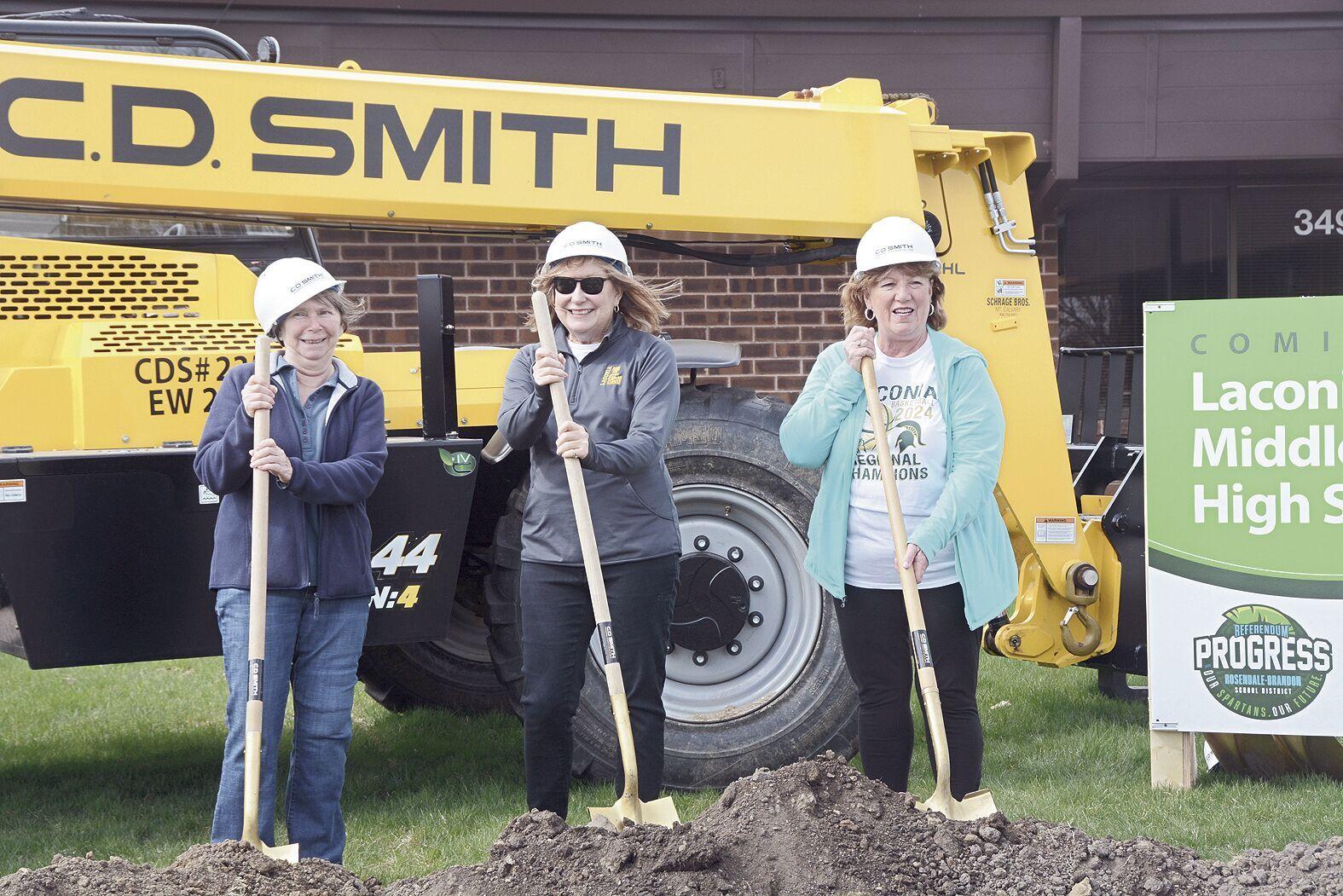 Bulldozing into the future: Rosendale-Brandon School District breaks ...