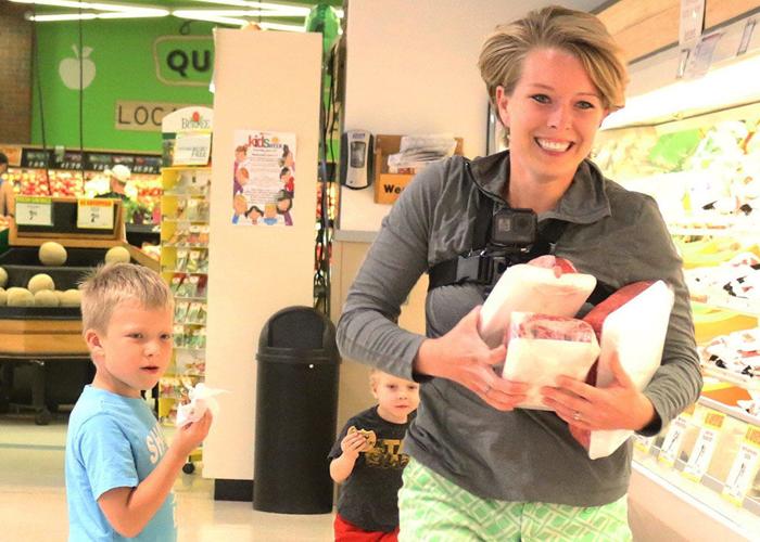 Fast Food: Nicole Moniz has 90 seconds to grab groceries in benefit for ...