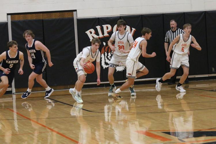 Ripon High School boys' basketball vs. Xavier — Dec. 30, 2024 ...
