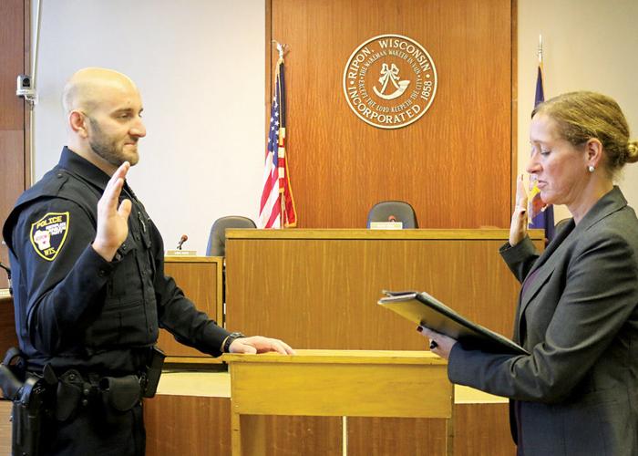 Cory Bonack, welcome to the Ripon PD | Local News | riponpress.com