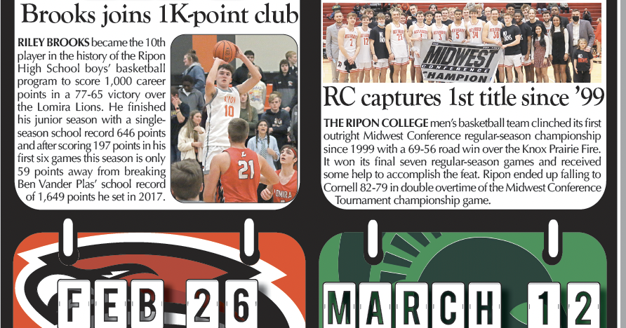 Flipping back through 2022: Ripon Sports Year in Review | Sports ...