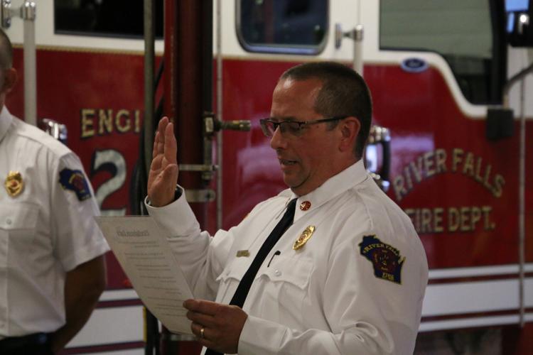 RFFD swears in five new firefighters at badging ceremony | Local News ...