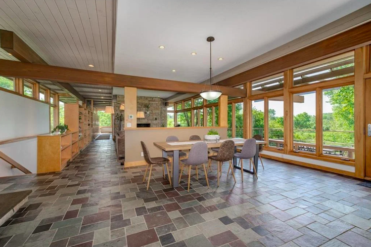 Photos: Custom prairie style house on almost 58 acres for sale in River ...