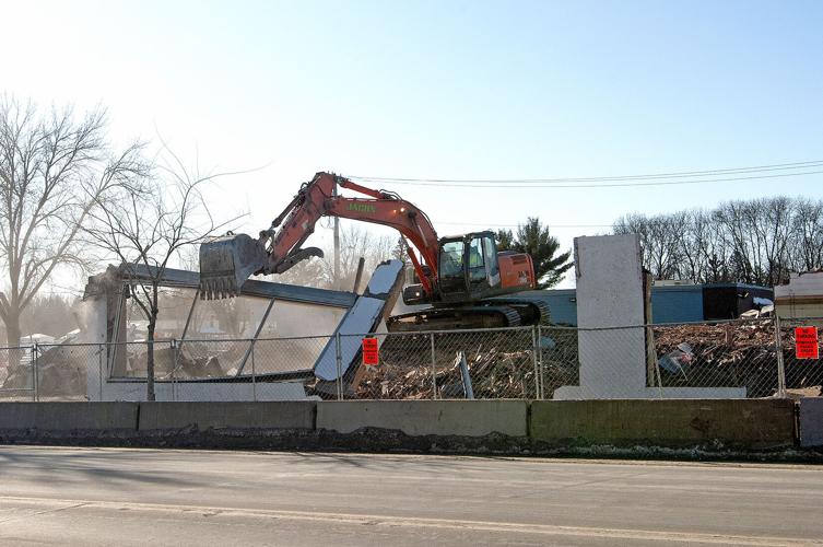 End of an era: Beebe building demolished for new development | Local ...