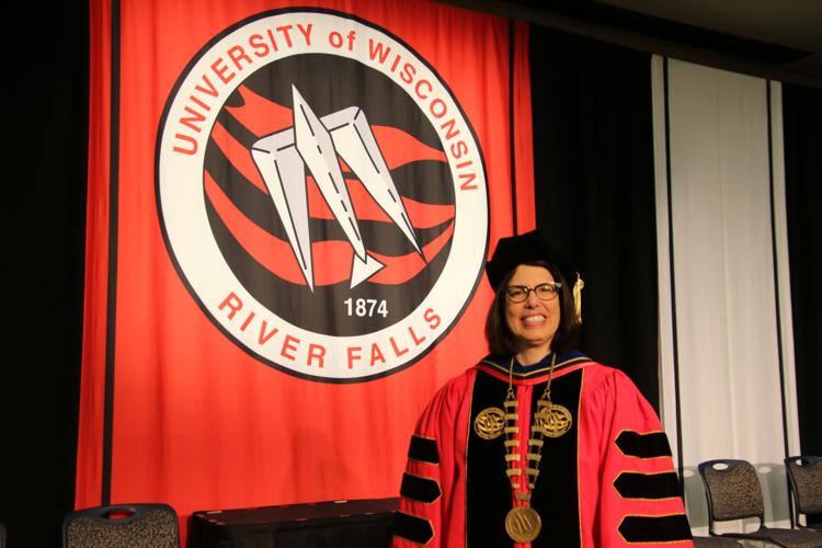 Inauguration day for Maria Gallo, new university chancellor looks ...