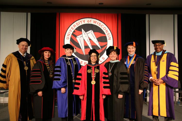 Inauguration day for Maria Gallo, new university chancellor looks ...