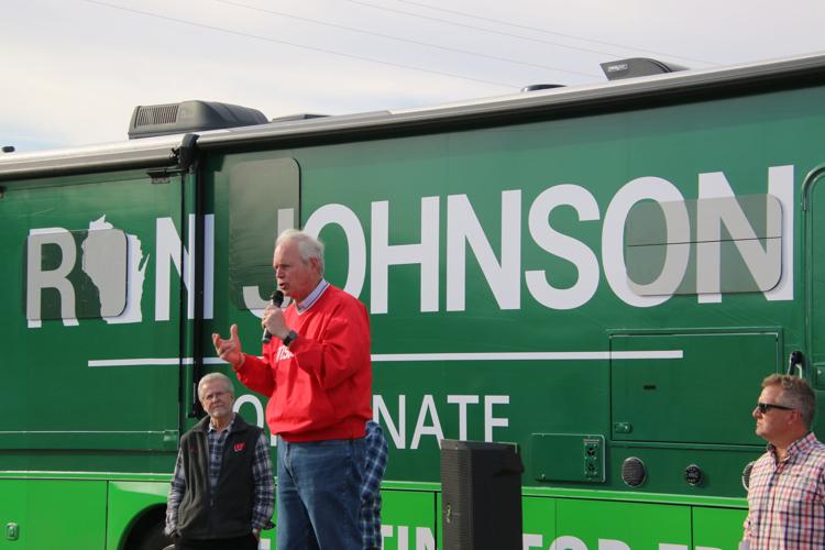 Johnson blasts Barnes, Democrats at rally | Local News ...