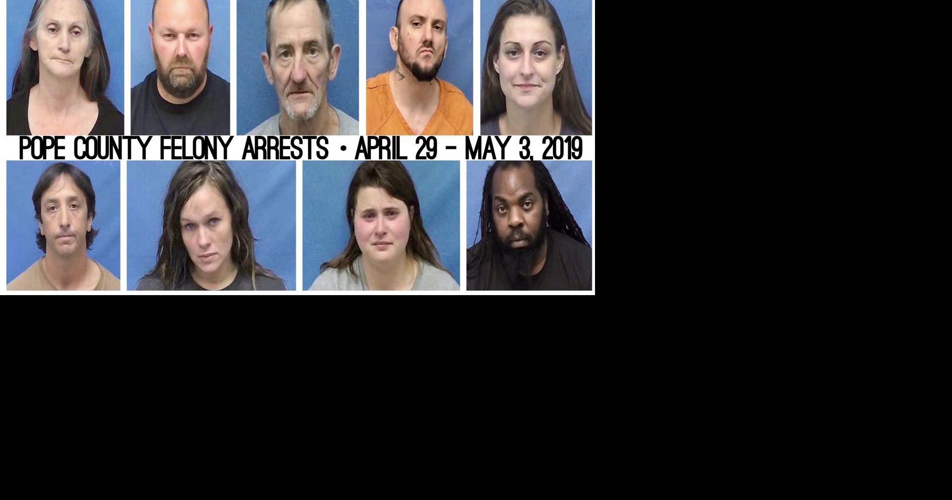Bond Hearings: Pope County Felony Arrests Monday, April 29 - Friday ...
