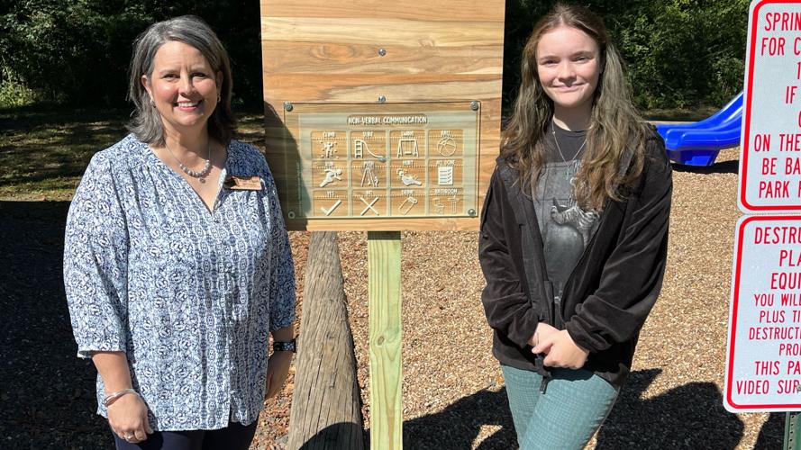 Communication sign created and designed by PJHS East student Tatum Rion ...
