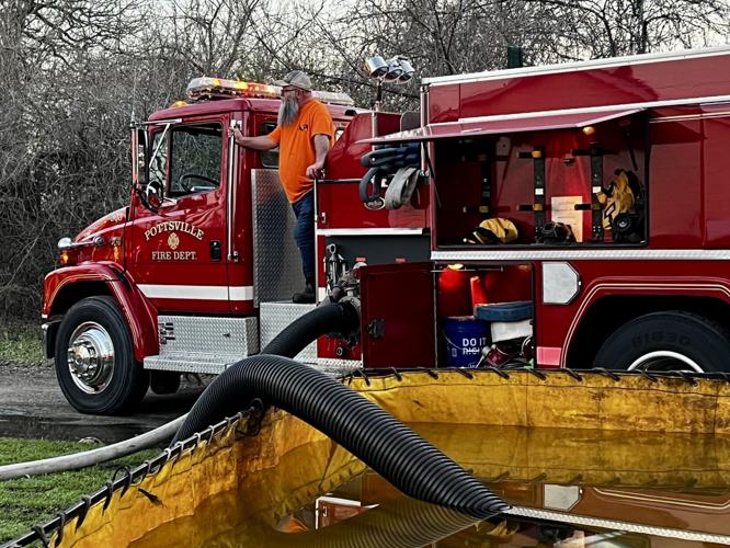 Pottsville, Atkins and Russellville Fire Departments respond to ...