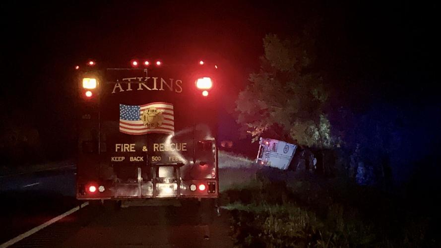 Injured driver extricated from early morning rollover accident on I-40 ...