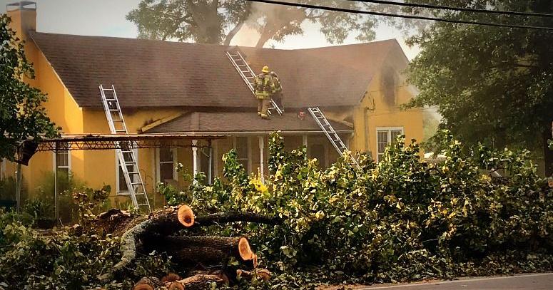 Photos: Russellville Fire Department battles Old Highway 124 blaze ...