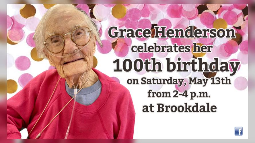 Brookdale resident, Grace Henderson celebrates 100th birthday on ...