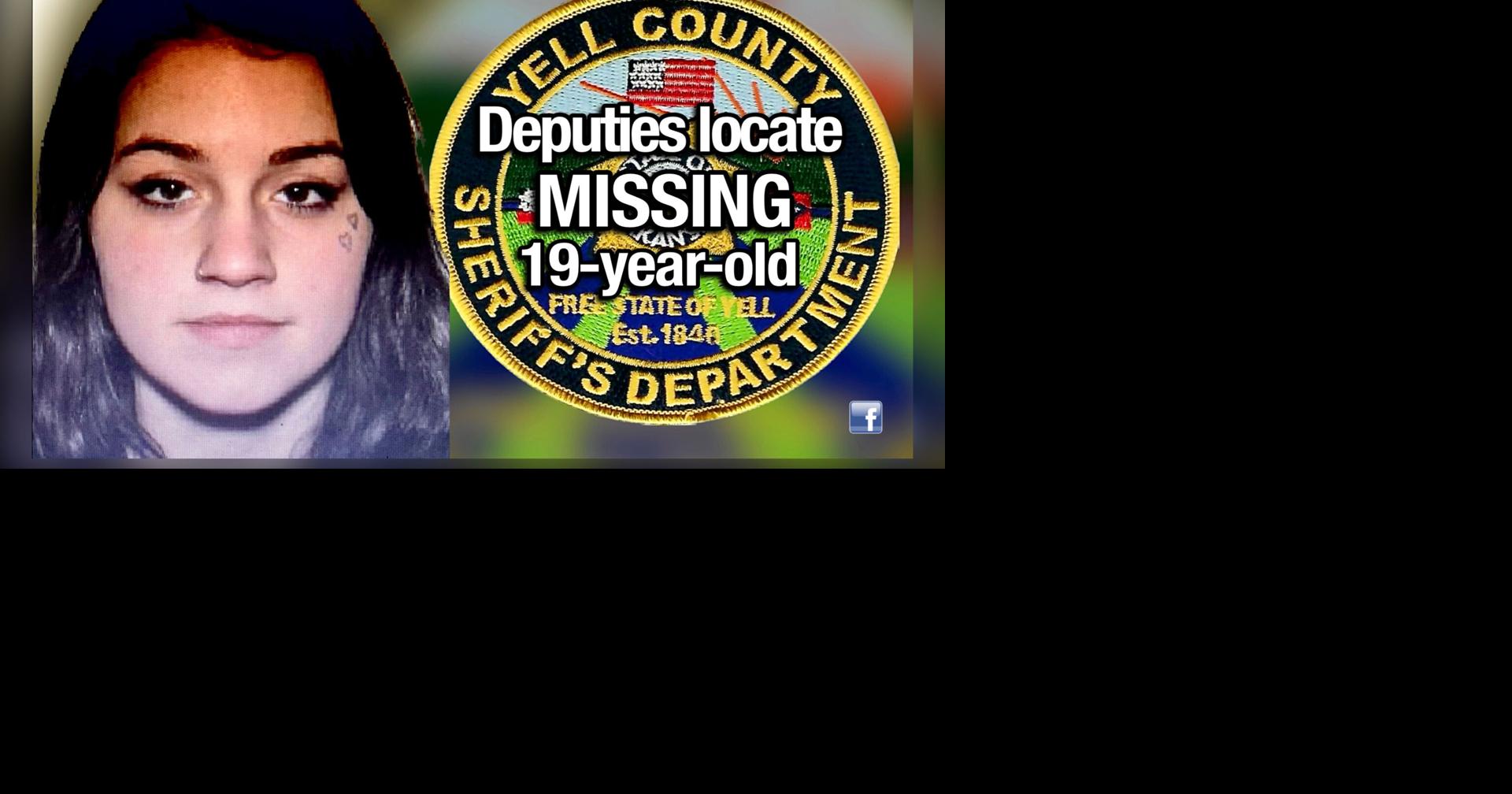 Yell County Sheriff’s Office deputies locate missing 19-year-old ...